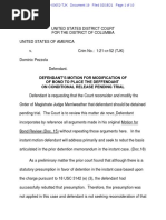 Written Statement and Objections On Behalf of Defendant in Injunction ...