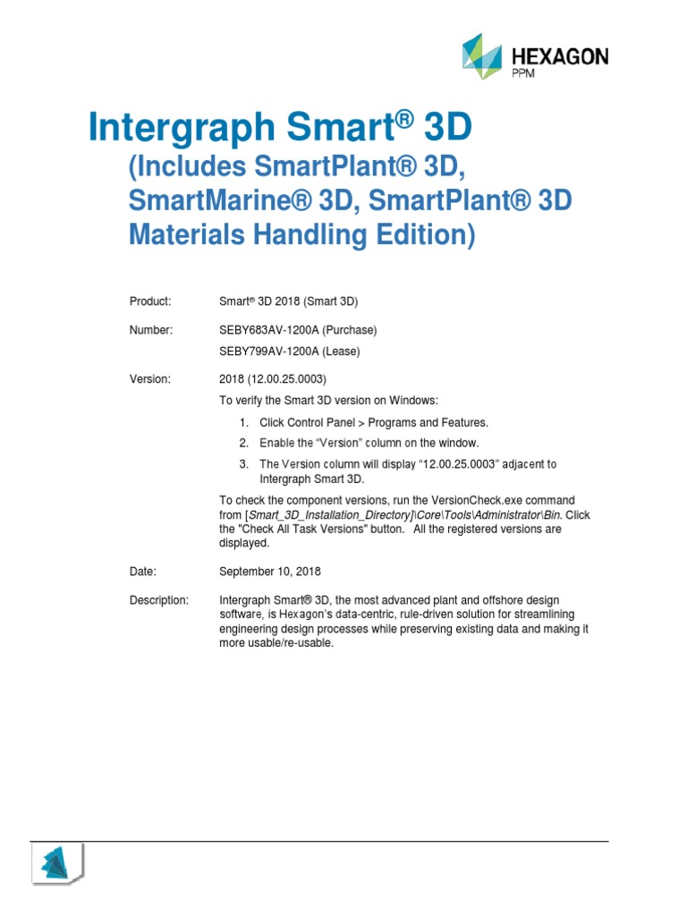 Intergraph Smart 3D: (Includes Smartplant® 3D, Smartmarine® 3D ...