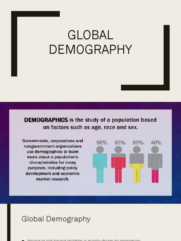 Lesson 10 Global Demography | PDF | Reproductive Health | Human ...