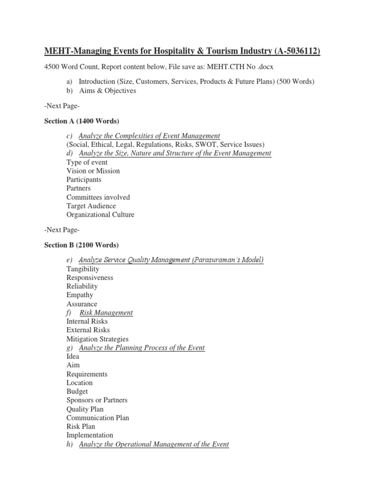 3-Meht Outline | PDF