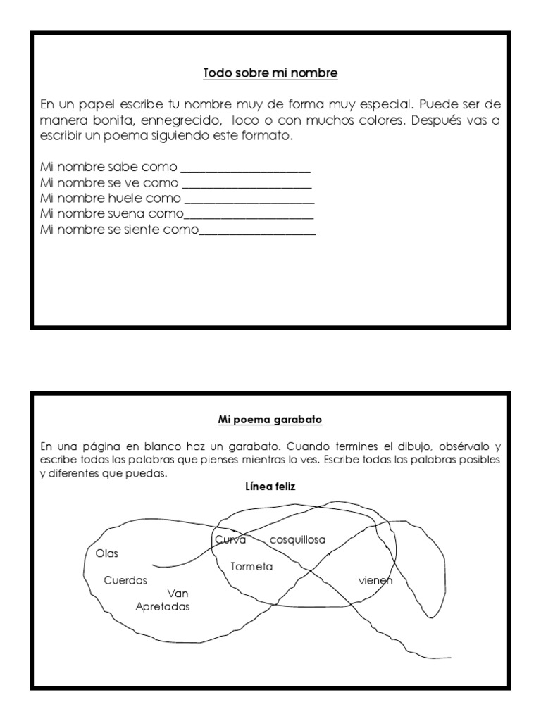 Mandatos para Trabajar Poesía Con Los Niños | PDF | Poesía | Metro (poesía)