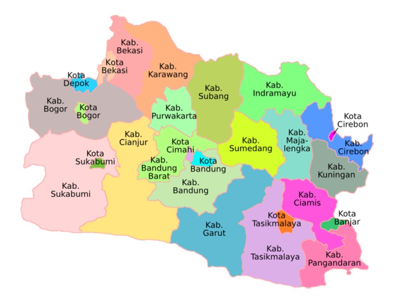 Peta Jawa Barat - PNG | PDF