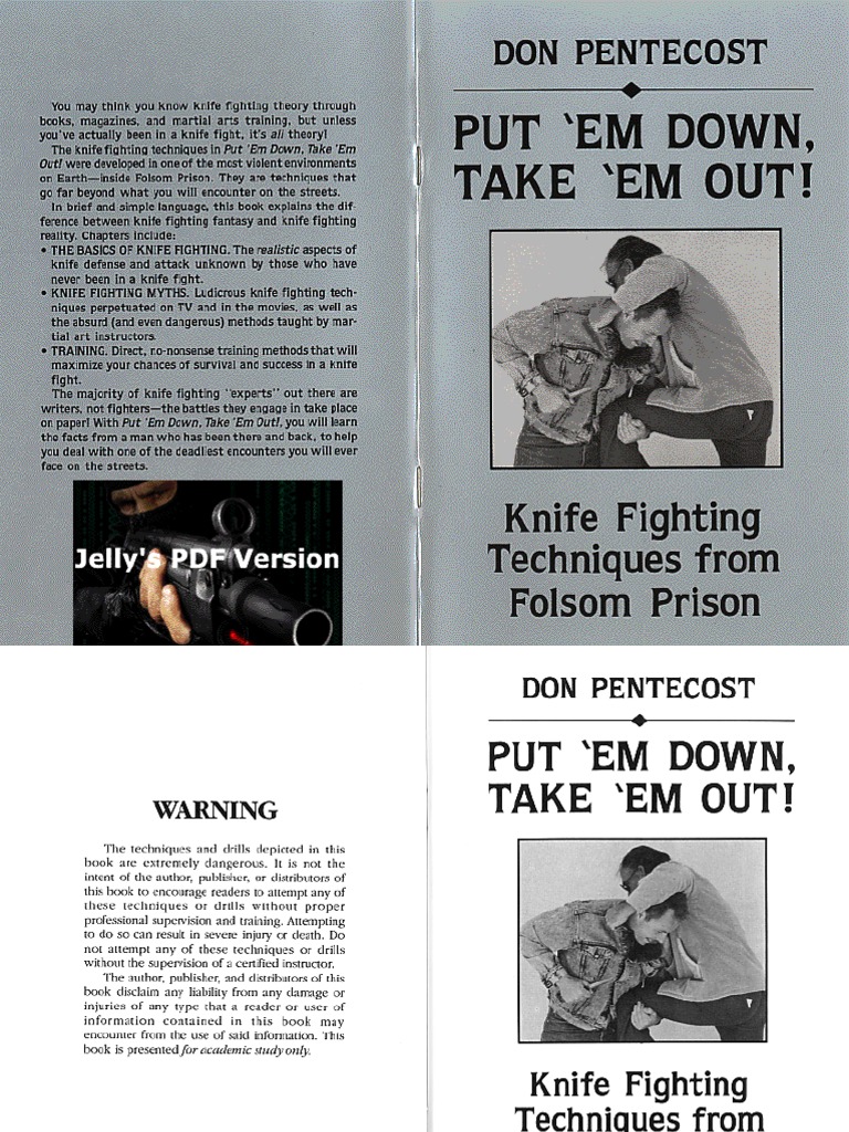 US Army Knife Fighting Manual Techniques | PDF