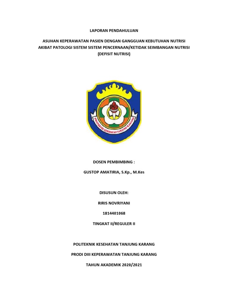 LP Defisit Nutrisi Riris | PDF