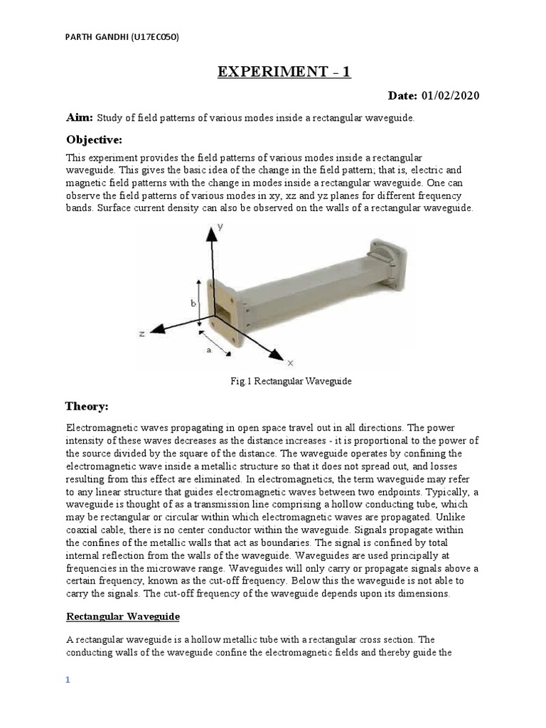 Waveguide | PDF | Waveguide | Electromagnetic Radiation