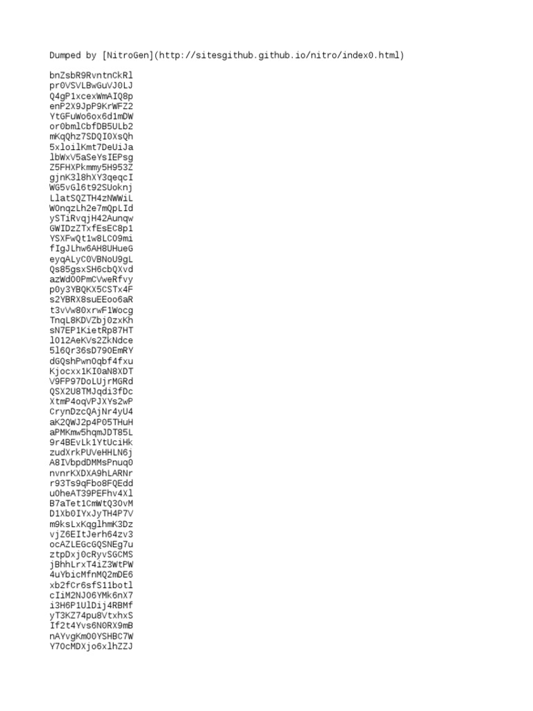 1001 Unchecked Nitro Codes | PDF