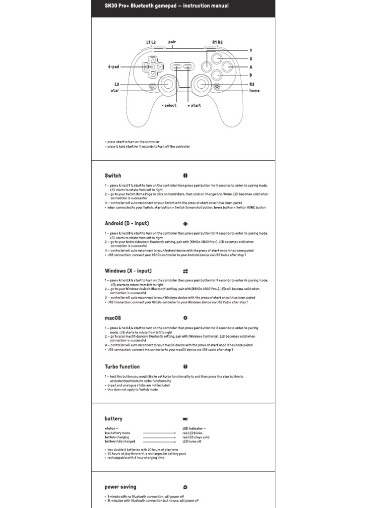 SN30 Pro+ Manual 1 | PDF