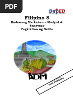 Filipino 8 Q4 Week 5 | PDF