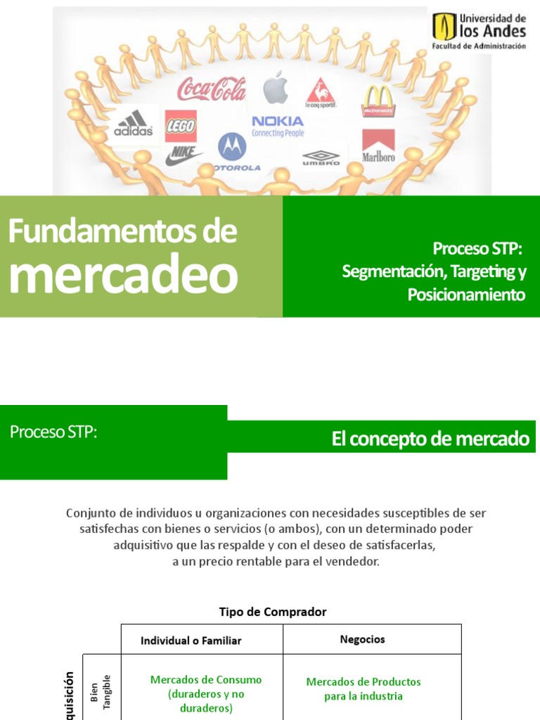 Proceso STP en Marketing: Guía Completa | PDF | Marketing | Producto ...