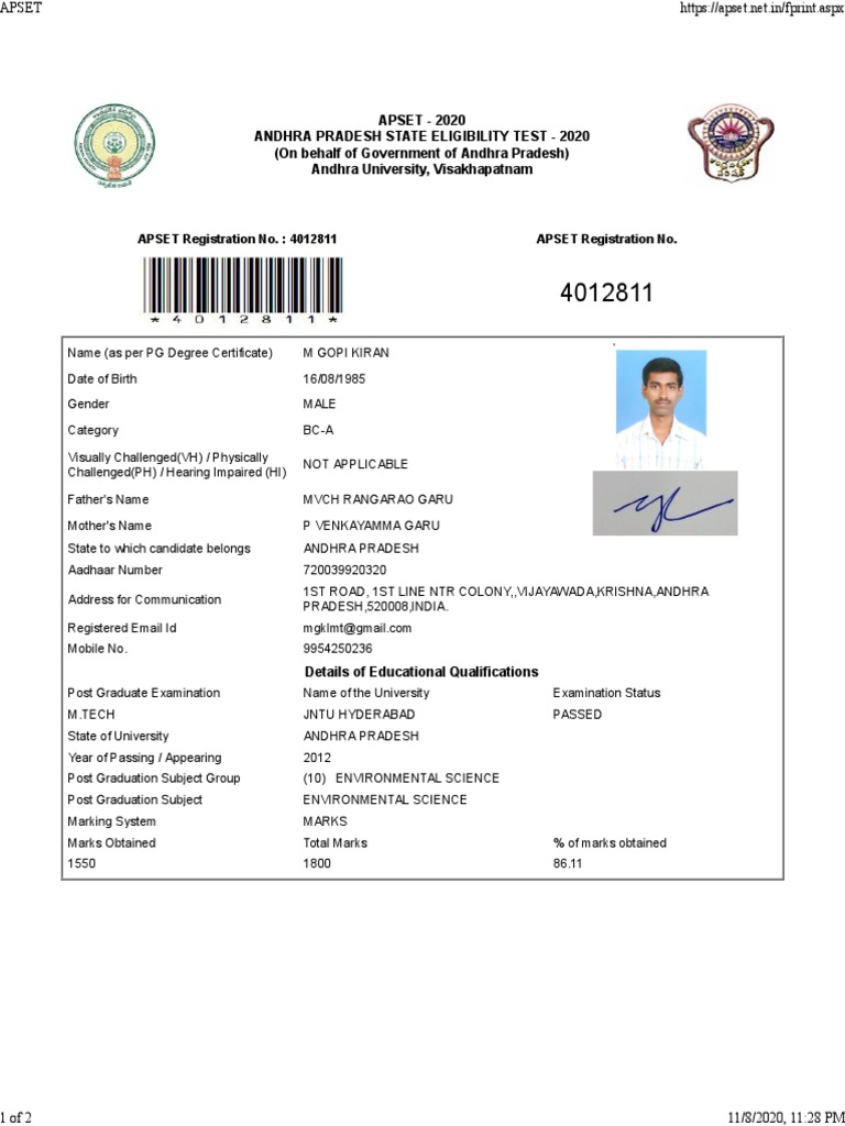 APSET | PDF | Test (Assessment) | Business