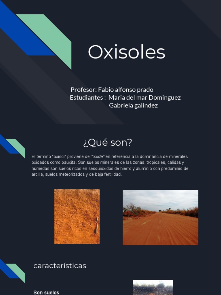 Oxisoles, suelos tropicales de baja fertilidad | PDF | Clima ...