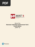 WIAT-4 Template and Chart | PDF | Language Arts & Discipline