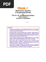 Mazak M-Plus Mazatrol Programming Manual | PDF