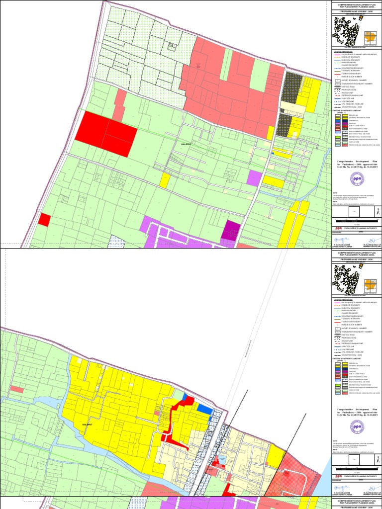 Comprehensive Development Plan For Puducherry Planning Area Proposed ...