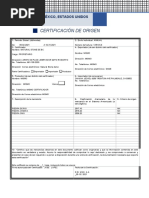 Anexo 5A Certificación de Origen TMEC Ejemplo Con Observaciones y Notas ...