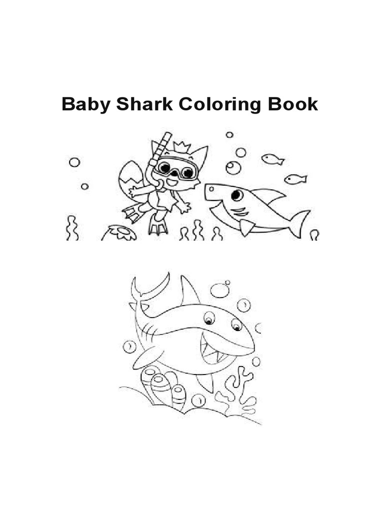 Baby Shark Coloring | PDF