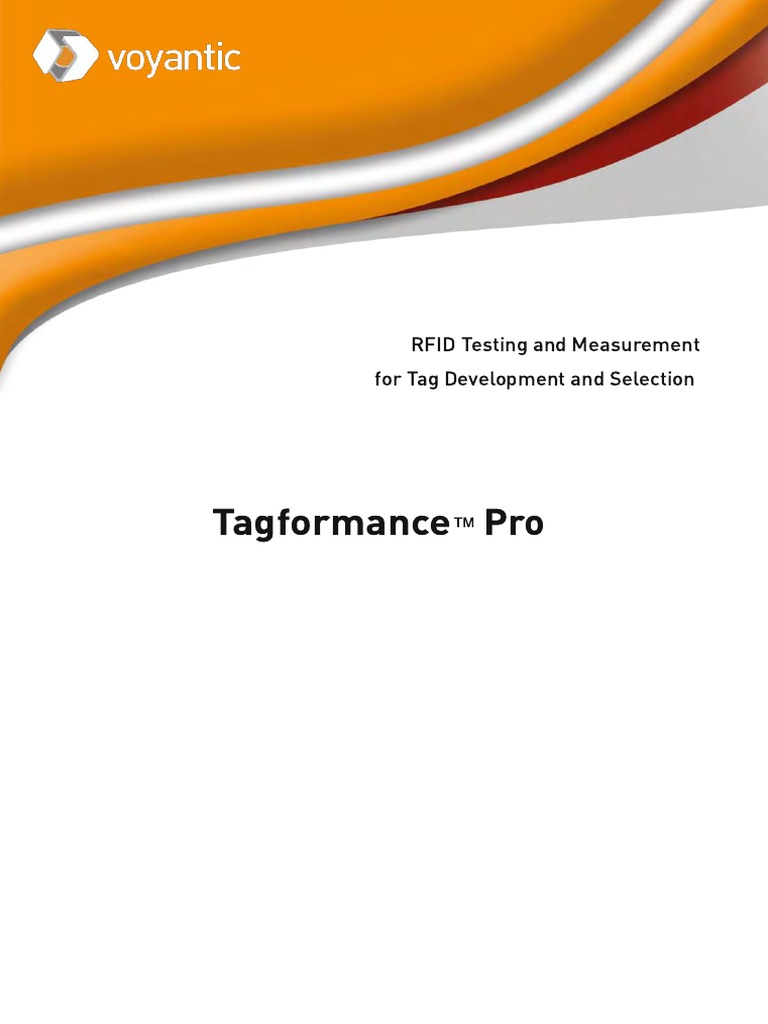 Tagformance Pro: RFID Testing and Measurement For Tag Development and ...