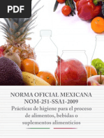 Norma Oficial Mexicana Nom-251-Ssa1-2009 | PDF