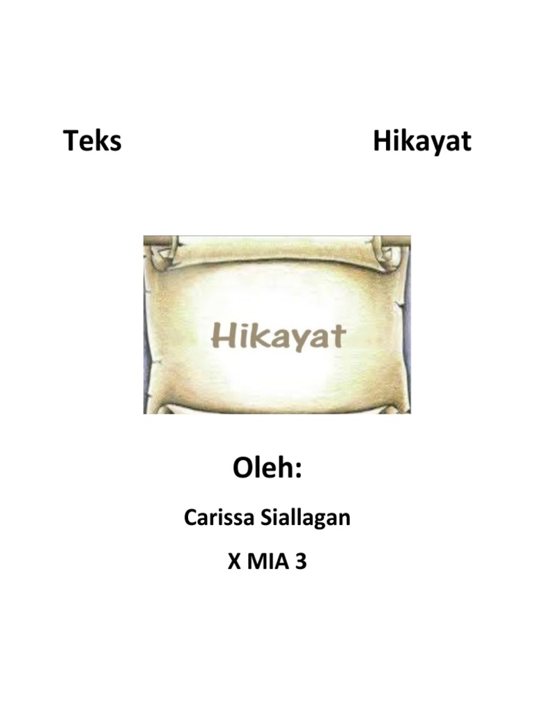 Teks Hikayat | PDF