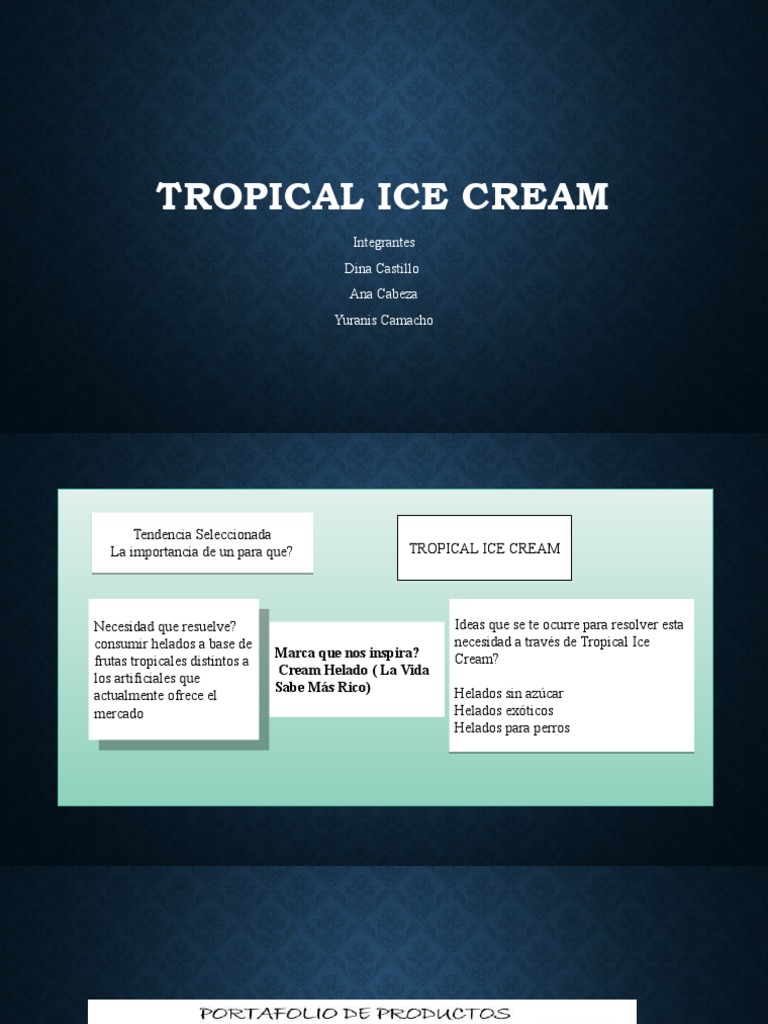 Tropical Ice Cream | PDF | Cocina, comidas y vino | Hogar, jardinería y ...