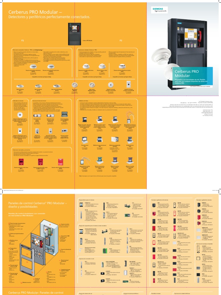 Periféricos - Cerberus Pro Modular | PDF | Relé | Bienes manufacturados