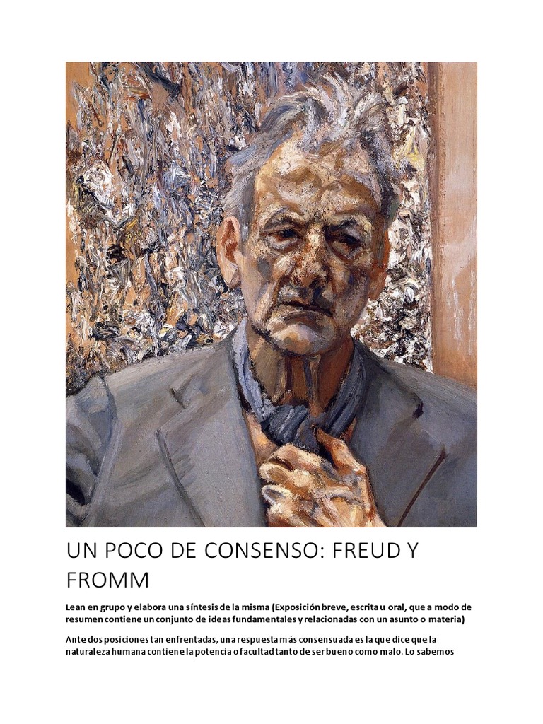 Freud y Fromm: Naturaleza Humana Dual | PDF | Erich Fromm | Naturaleza