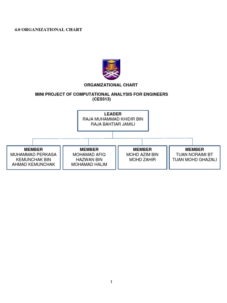 Organizational Chart & Meeting Minutes | PDF | Business