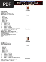 Mk2-Move List | PDF