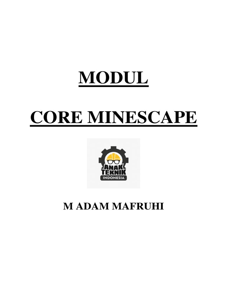 Tutorial Penggunaan Minescape 5.7 | PDF
