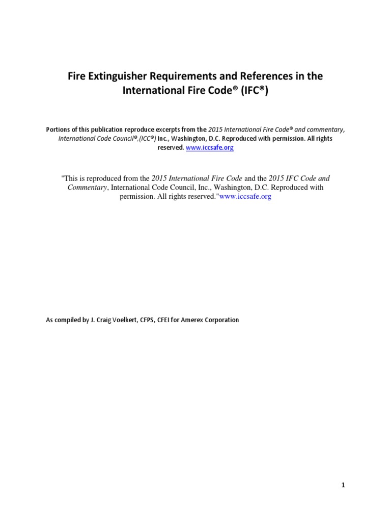 International Fire Code Ifc A1639a7f | PDF