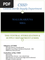 Standard Operating Procedure For CSSD | PDF | Sterilization (Microbiology)