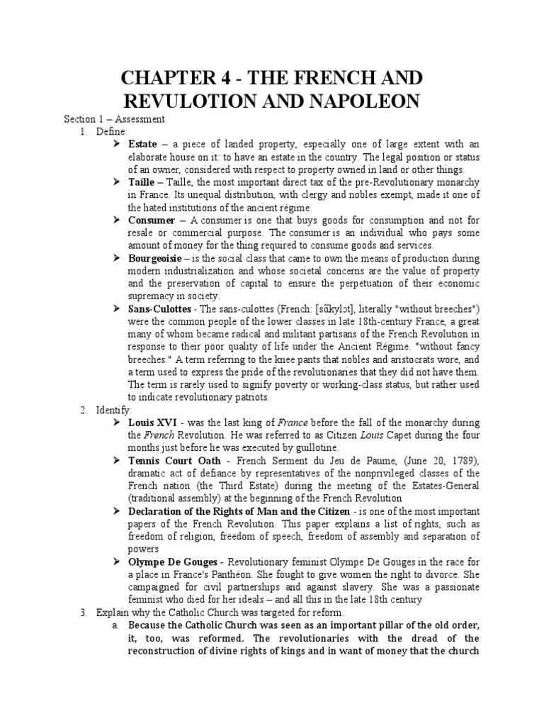 French Revolution: Factions and Reforms | PDF | Reign Of Terror ...