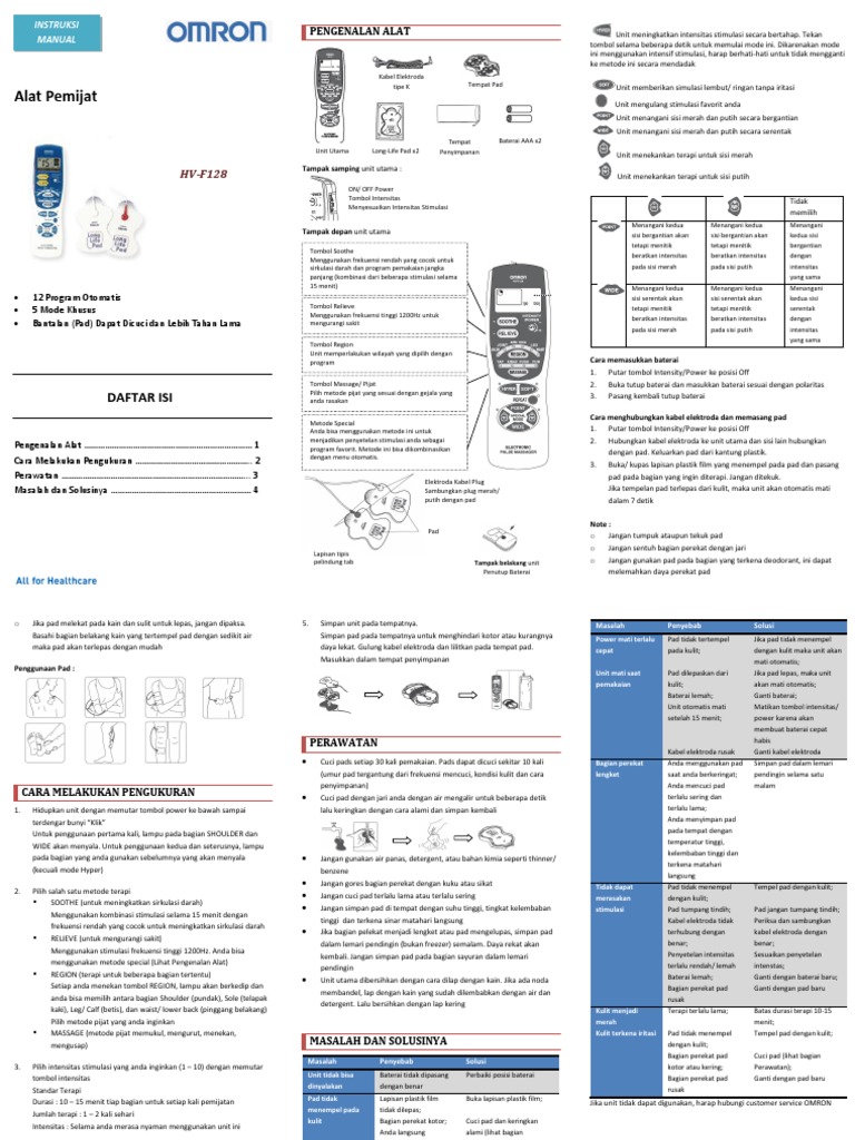Omron Manual | PDF