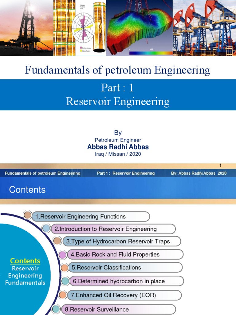 Fundamentals of Reservoir Engineering | PDF | Petroleum Reservoir ...
