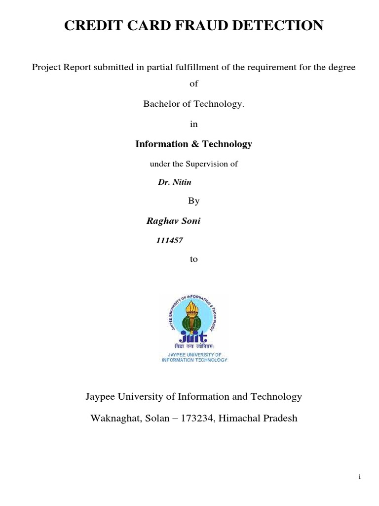 Credit Card Fraud Detection | PDF | Software Testing | Credit Card