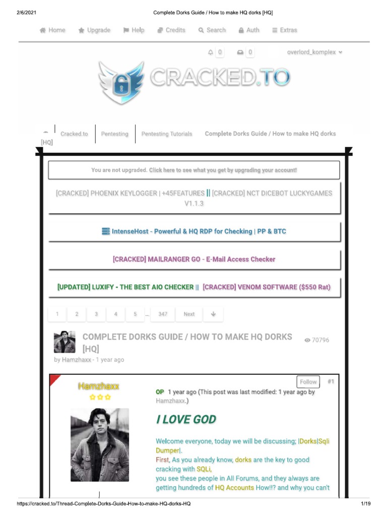 Complete Guide To Make HQ Dorks | PDF