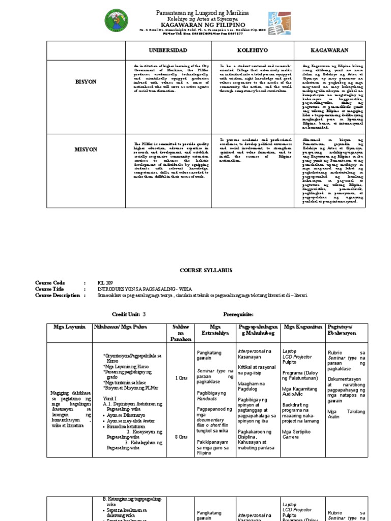 FIL 209 Major 16 Introduksyon Sa Pagsasalin | PDF