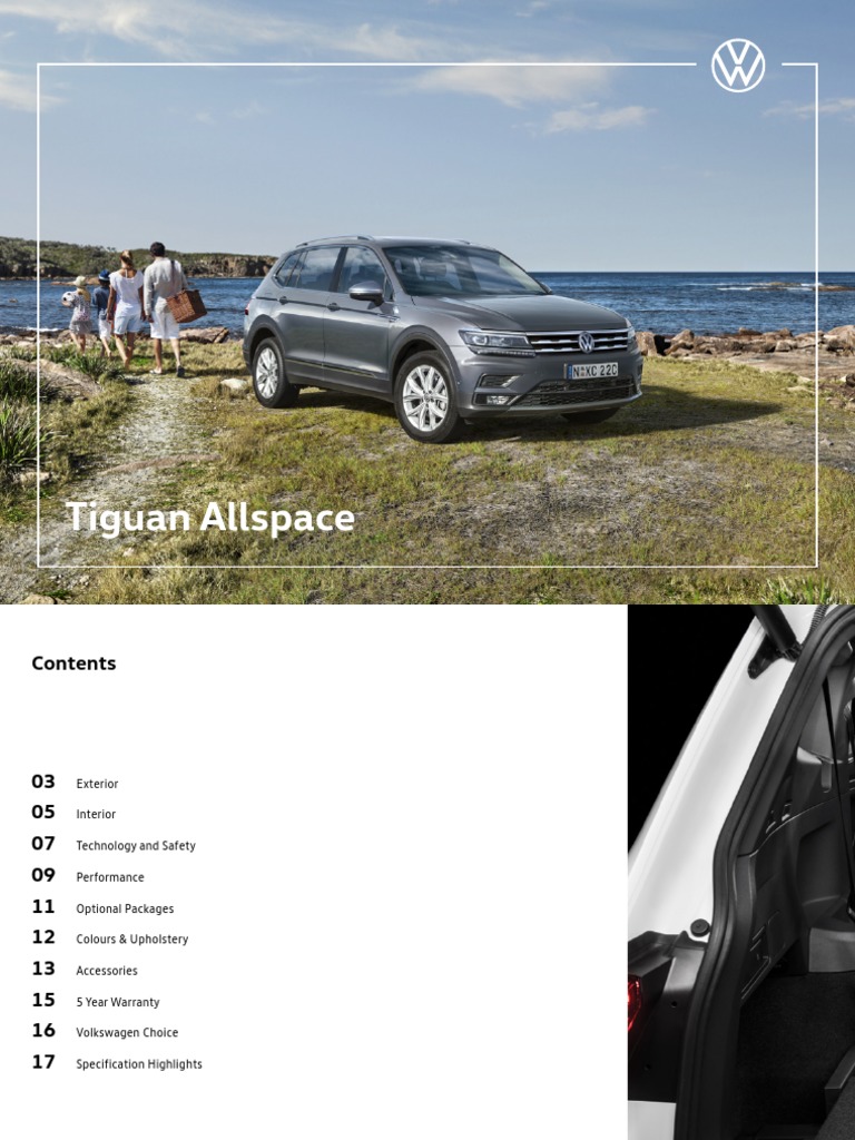 Volkswagen Tiguanallspace Brochureandspecs Dec2020 | PDF | Option ...