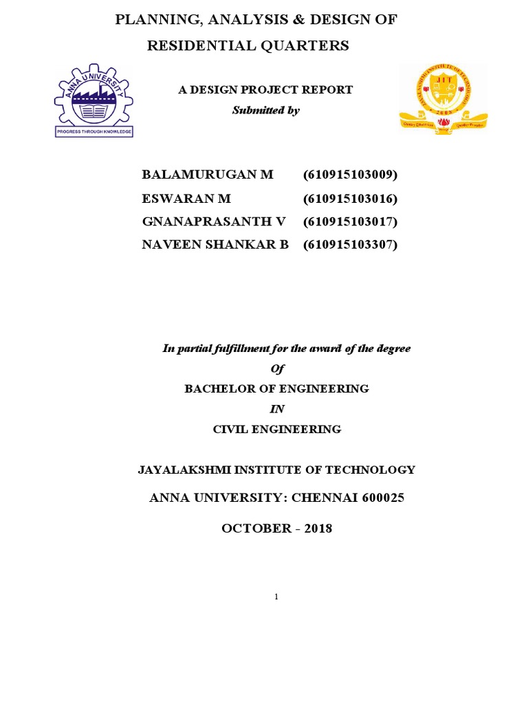 Residential Building - Project | PDF | Stairs | Concrete