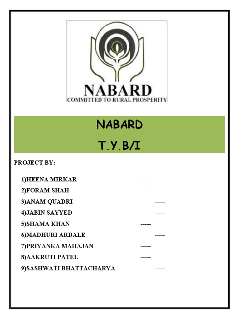 NABARD | PDF | Economies