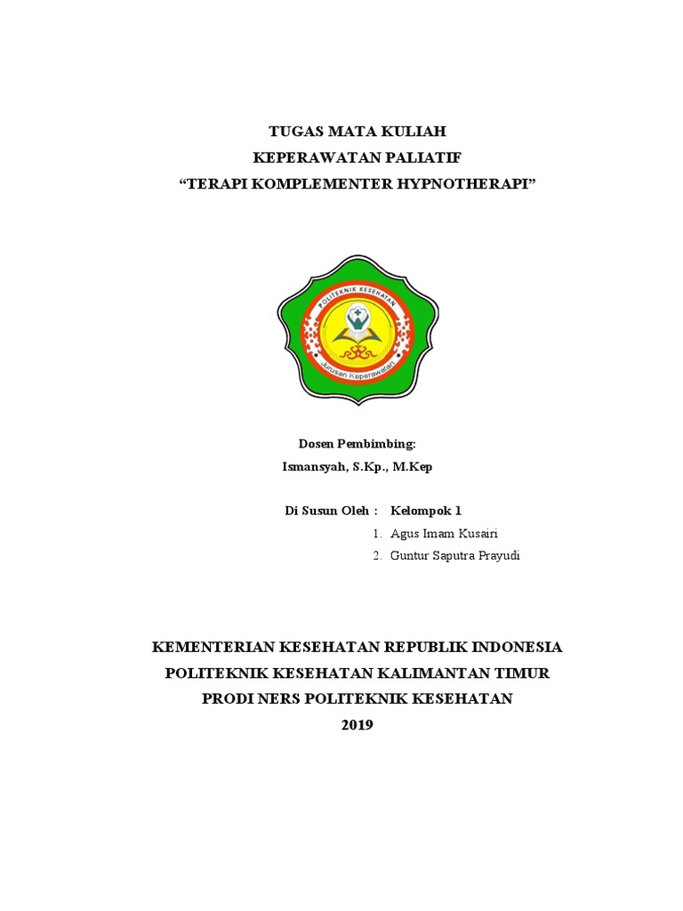Terapi Komplementer Hipnoterapi | PDF