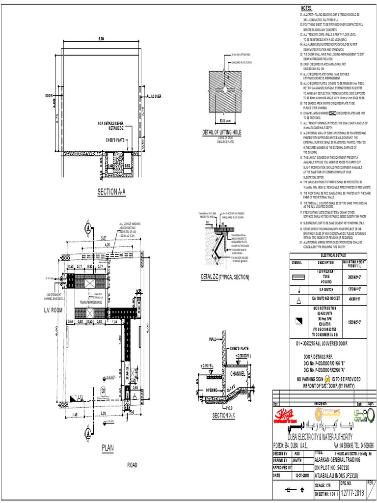 12777-2018-HV Trench | PDF | Electrical Substation | Economic Sectors