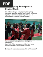 FMA Inosanto Lacoste Method | PDF | Spear | Dagger