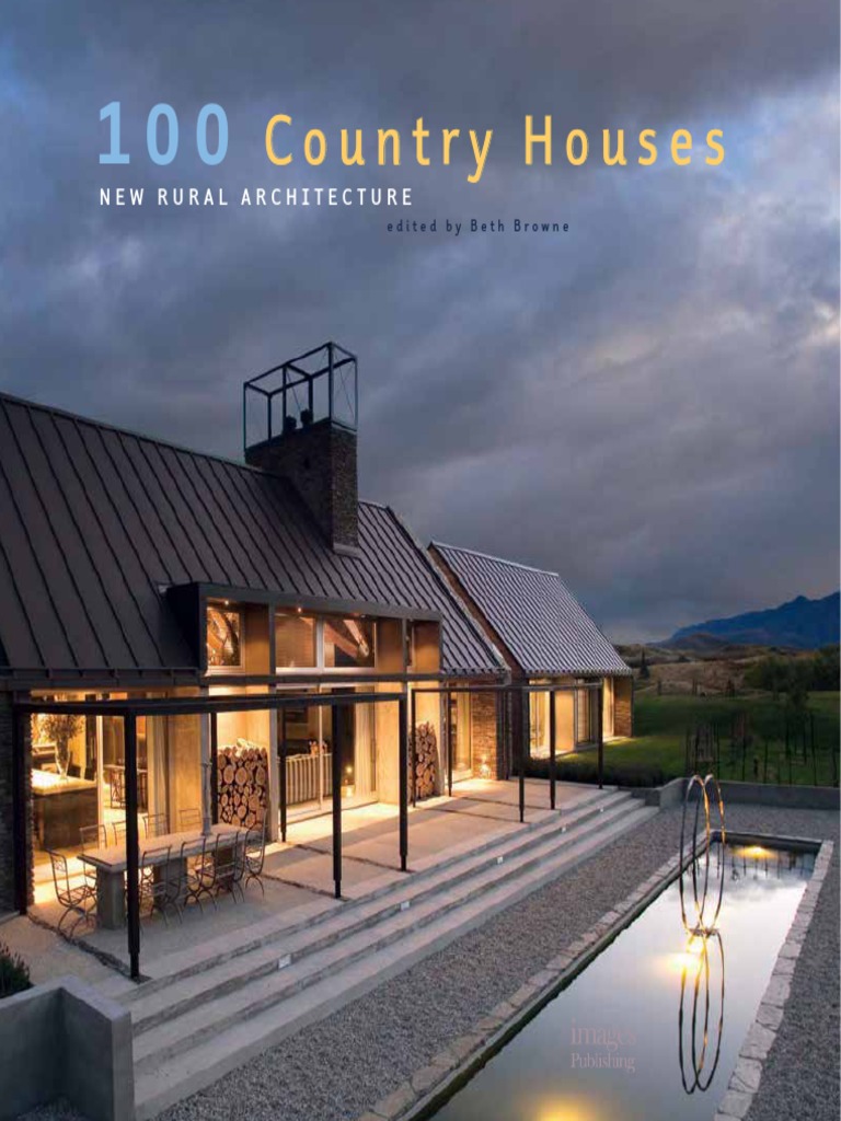 100 Country Houses - New Rural Architecture | PDF | Basement | Kitchen