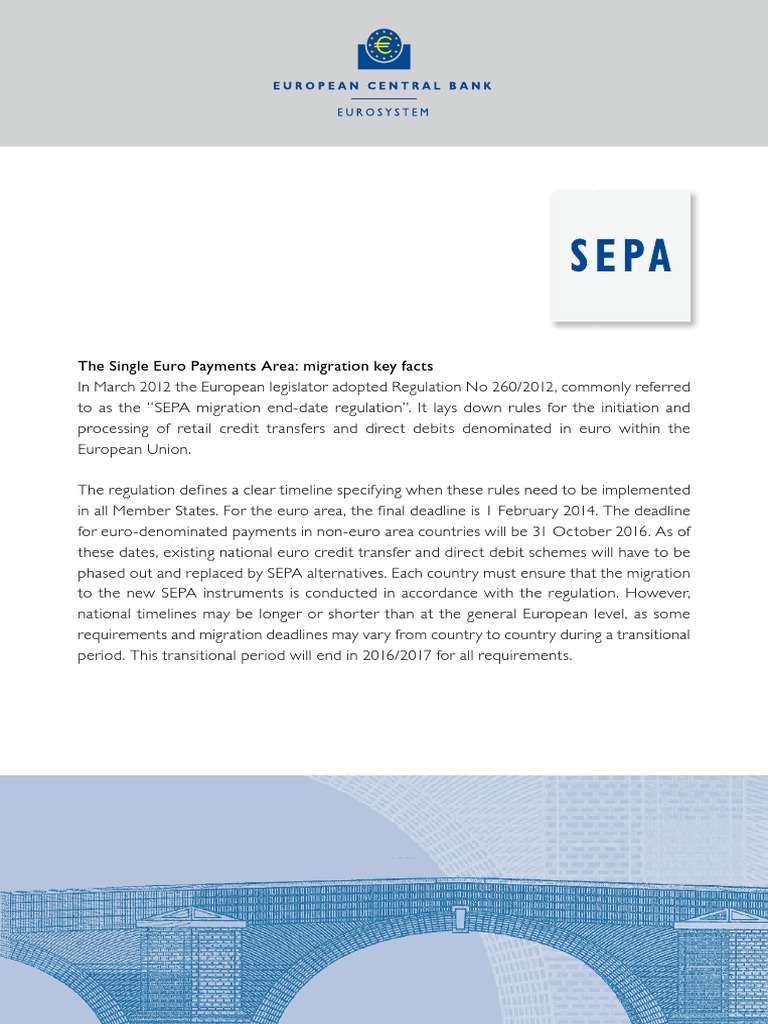 Sepa Migration | PDF | Financial Technology | Finance & Money Management