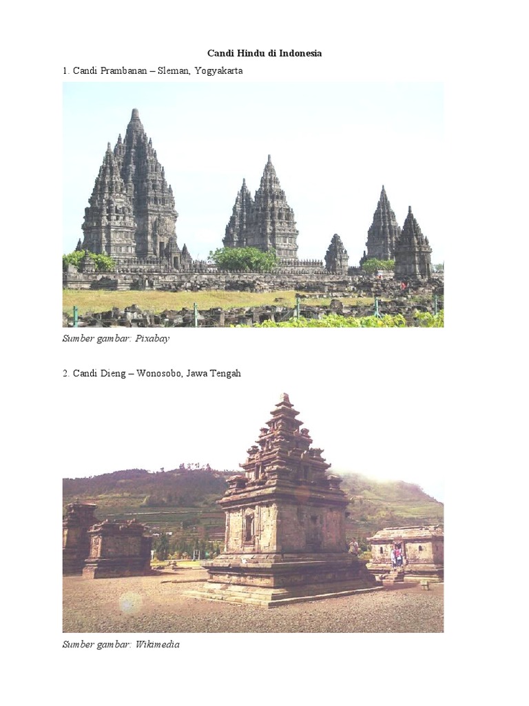 Candi Hindu dan Buddha di Indonesia | PDF