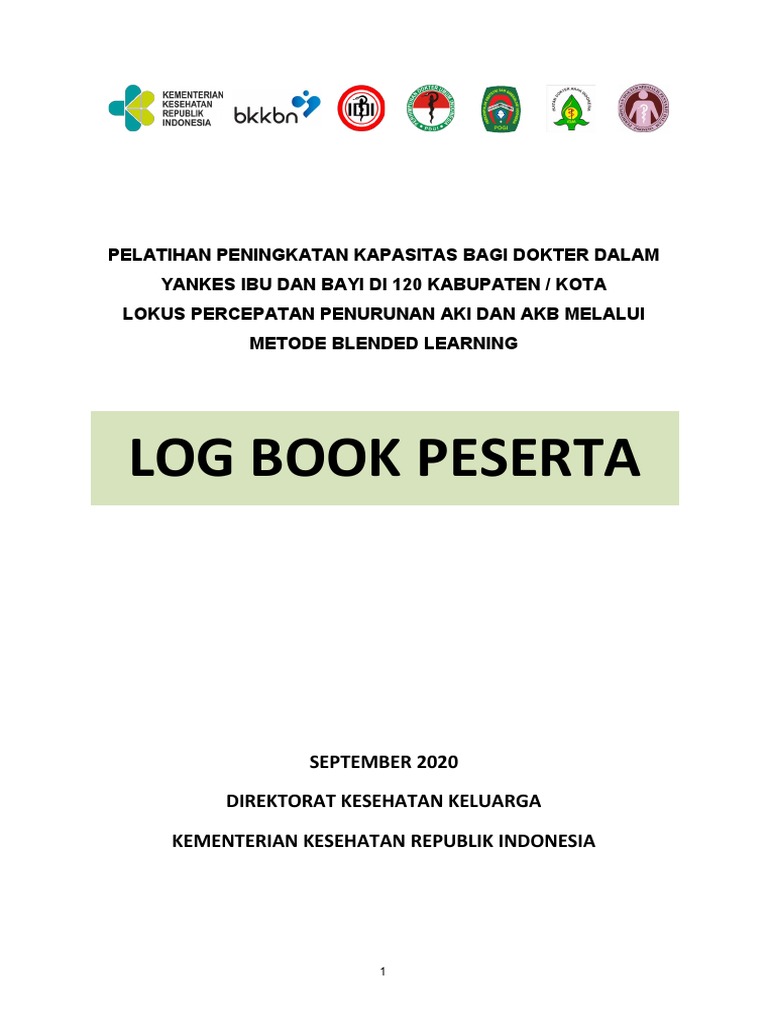 Logbook Peserta Sesi OJT Maternal Blended Learning | PDF