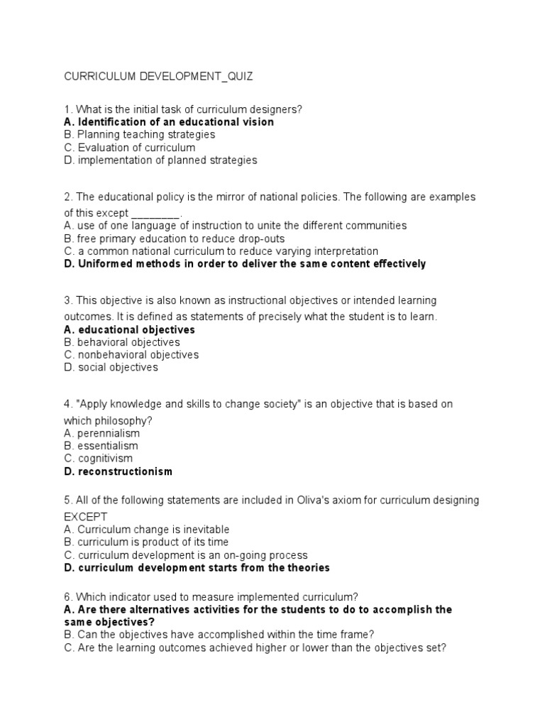 CURDev | Download Free PDF | Curriculum | Evaluation