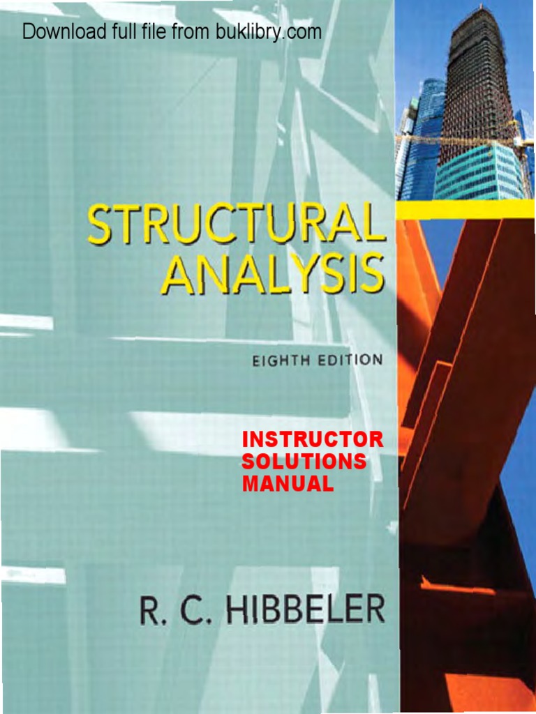 Instructor Solutions Manual | PDF | Truss | Structural Analysis