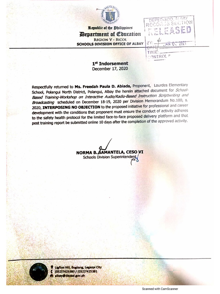 INSET Proposal 2020 | PDF